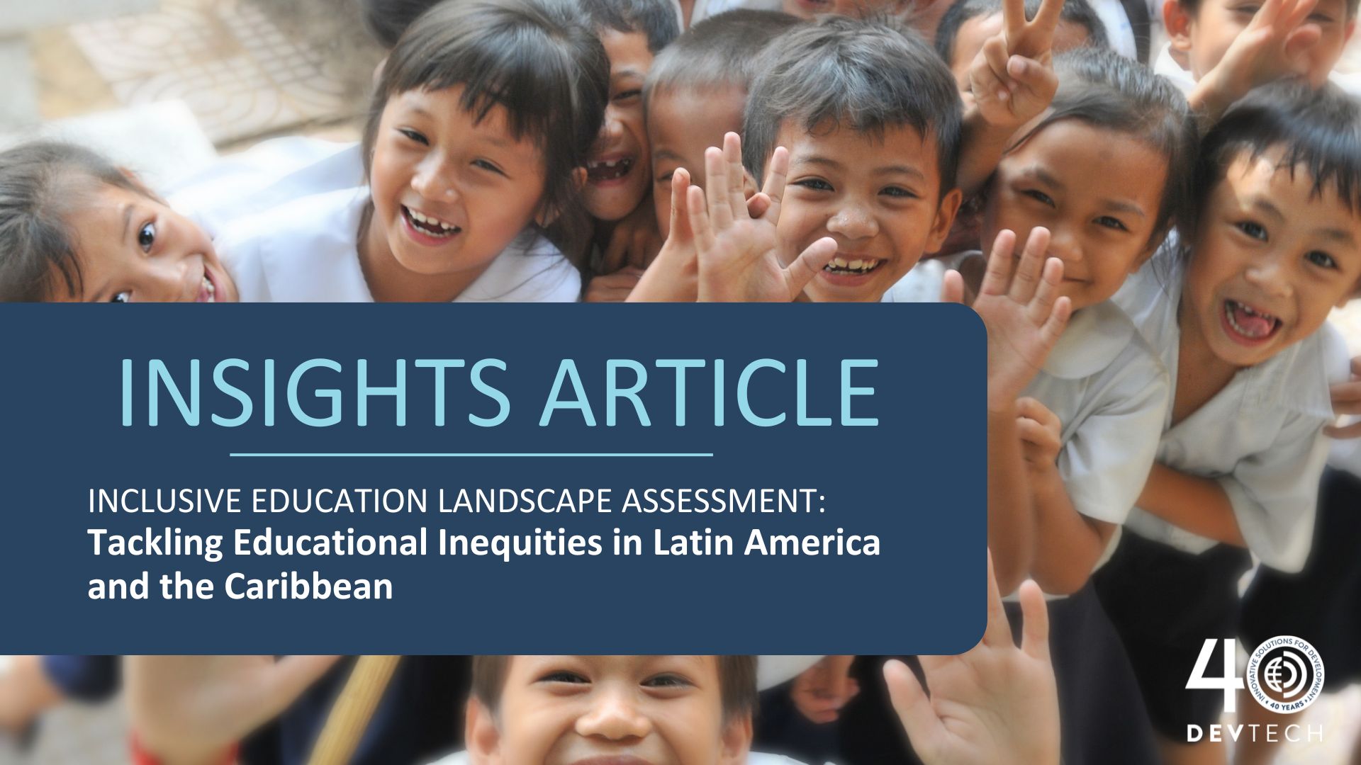 Inclusive Education Landscape Assessment Insights: Tackling Educational ...